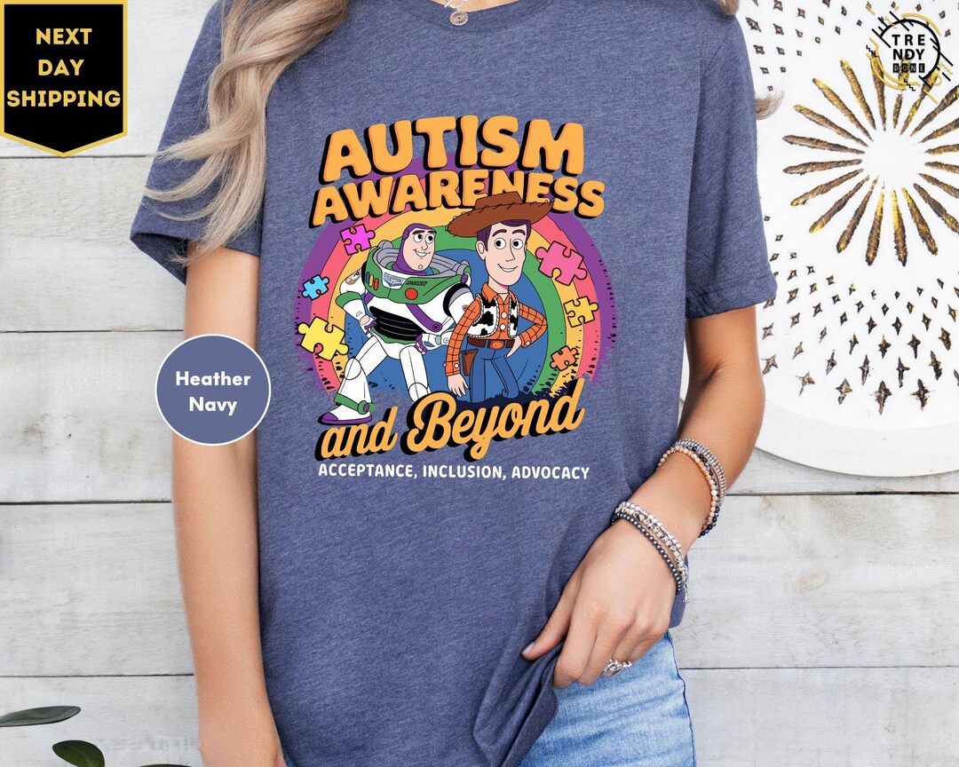 Toy Story to Autism and Beyond T-shirt, Disney Toy Story Autism ...