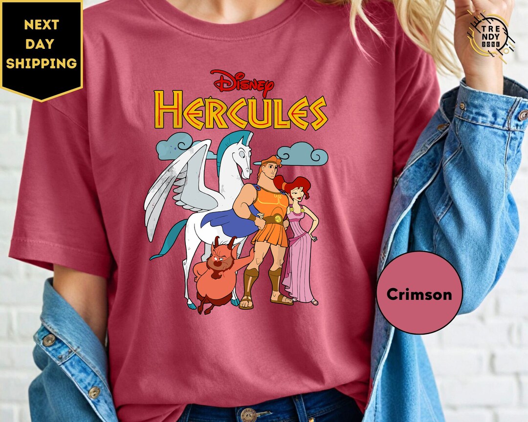 Comfort Colors Disney Hercules Classic Movie Poster T-shirt, Magic ...