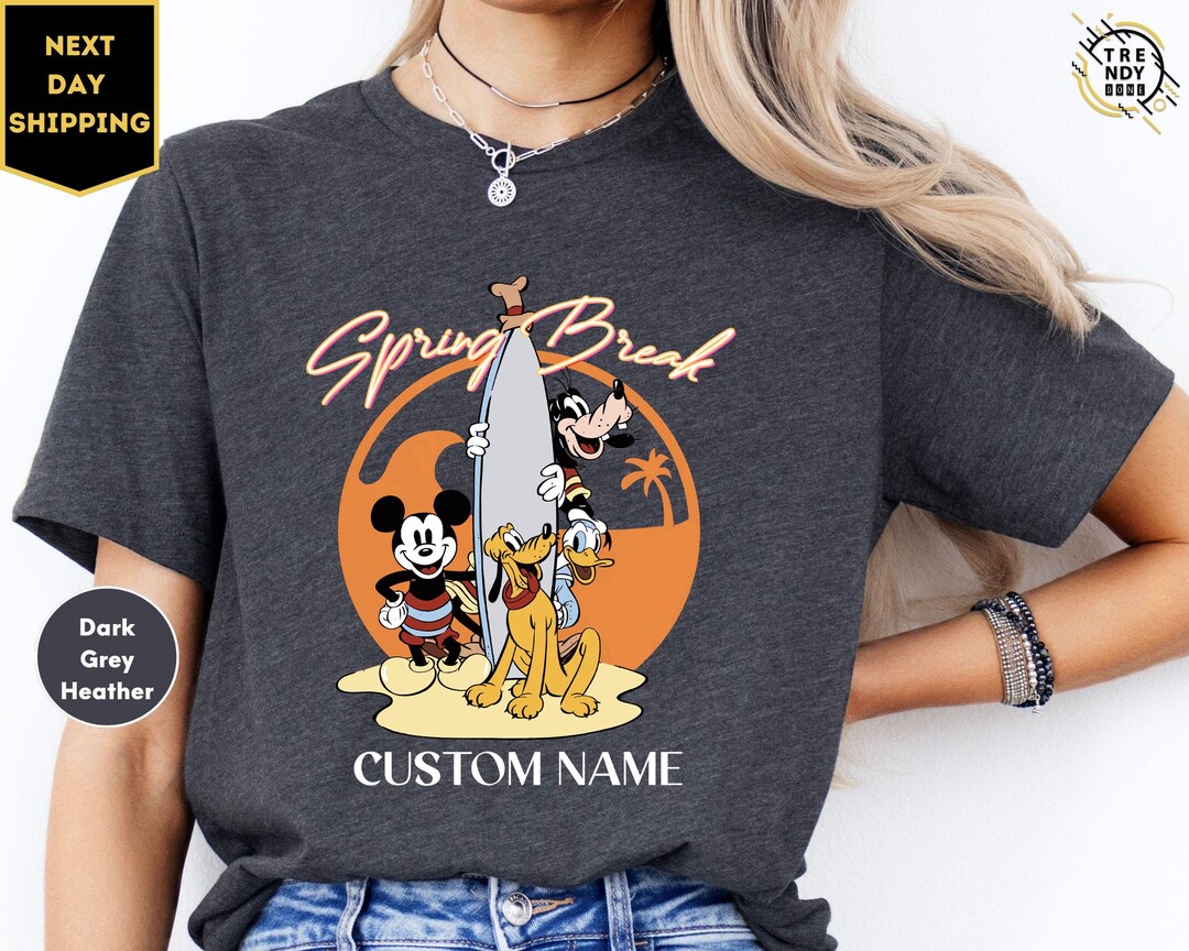Vintage Mickey and Friends Disney Spring Break 2025 Shirt, Disney ...