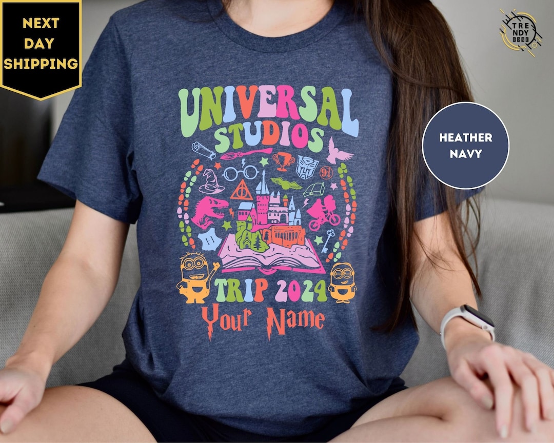 Custom 2024 Universal Studios Family Trip Shirt, Wizard House Family ...
