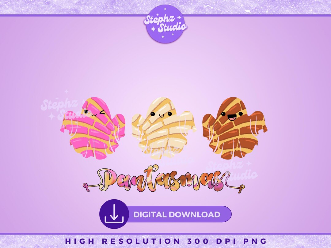 Pantasmas PNG - Concha Lover - Latina PNG - Mexican Ghost - Conchas PNG ...