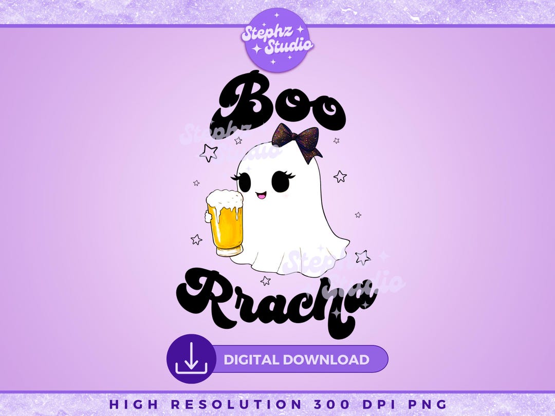 Boo Rracha PNG - Ghost - Spanish Halloween - Trikotri - Comadre Crew ...