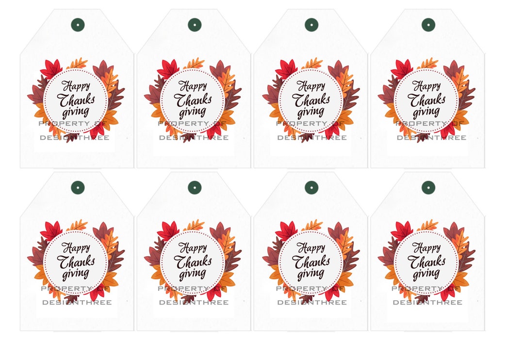 Thanksgiving Labels, Thanksgiving Gift Tags, Thanksgiving Gift - Etsy