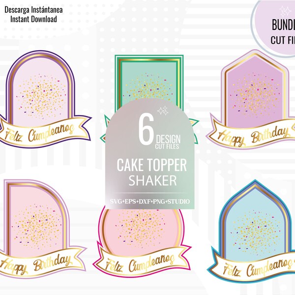 Cake Topper Shaker - Etsy