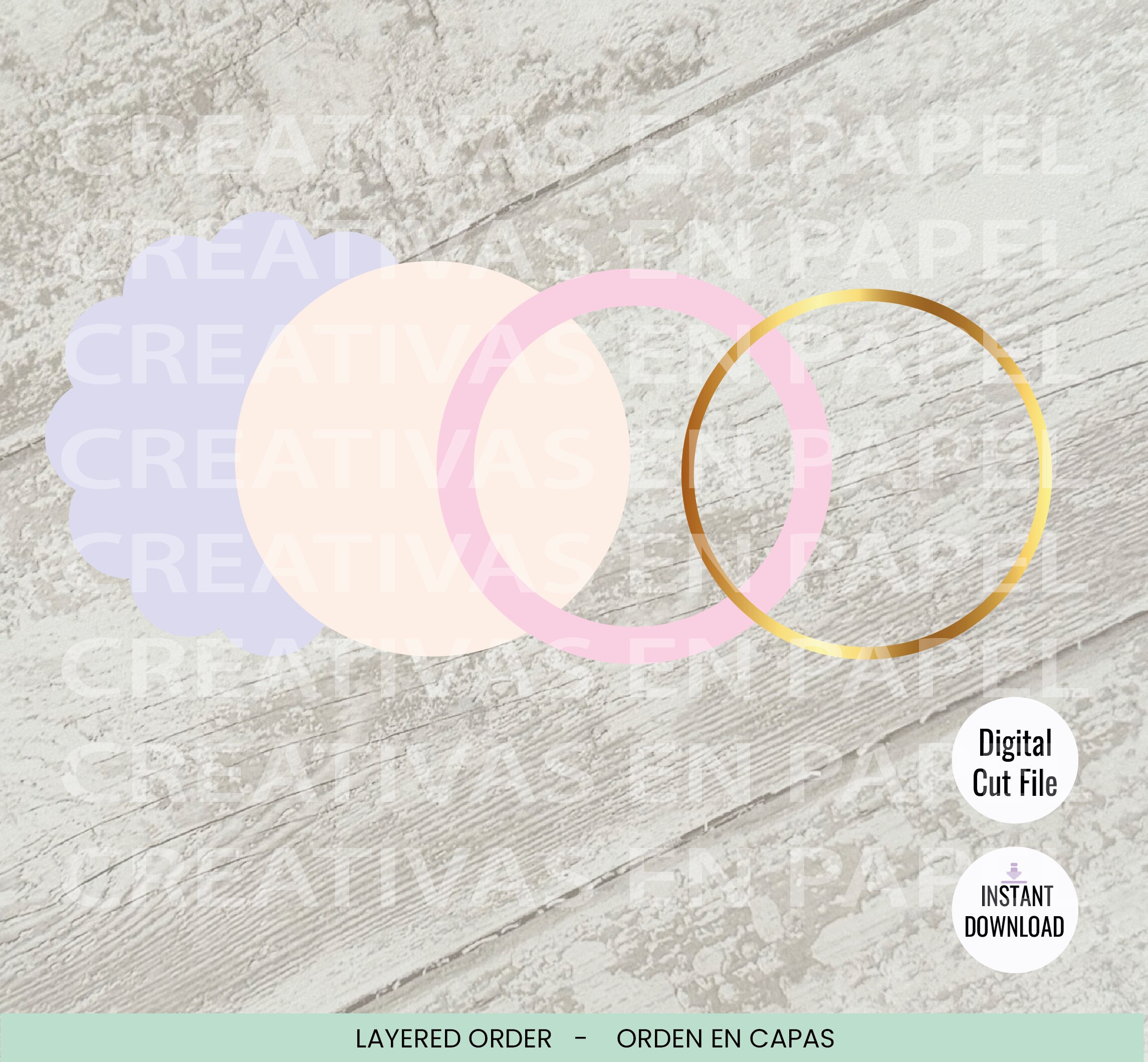 Archivo Cake topper básico, Cut file Cake topper, Marcos para ...