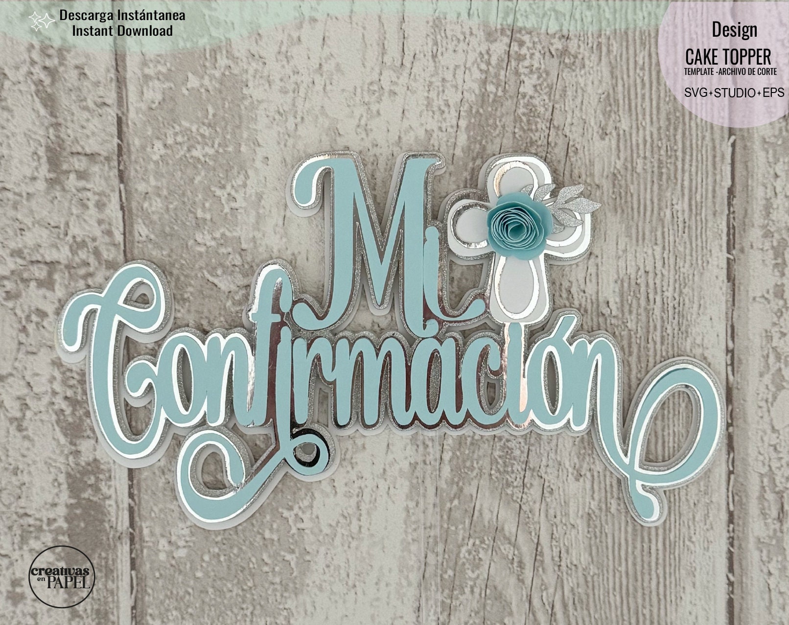 My Confirmation Layered Cake Topper Svg Studio Eps My - Etsy
