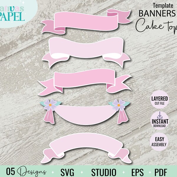 Ribbon Banner Svg - Etsy