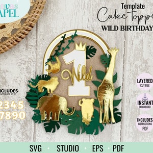 Cake Topper Svg - Etsy