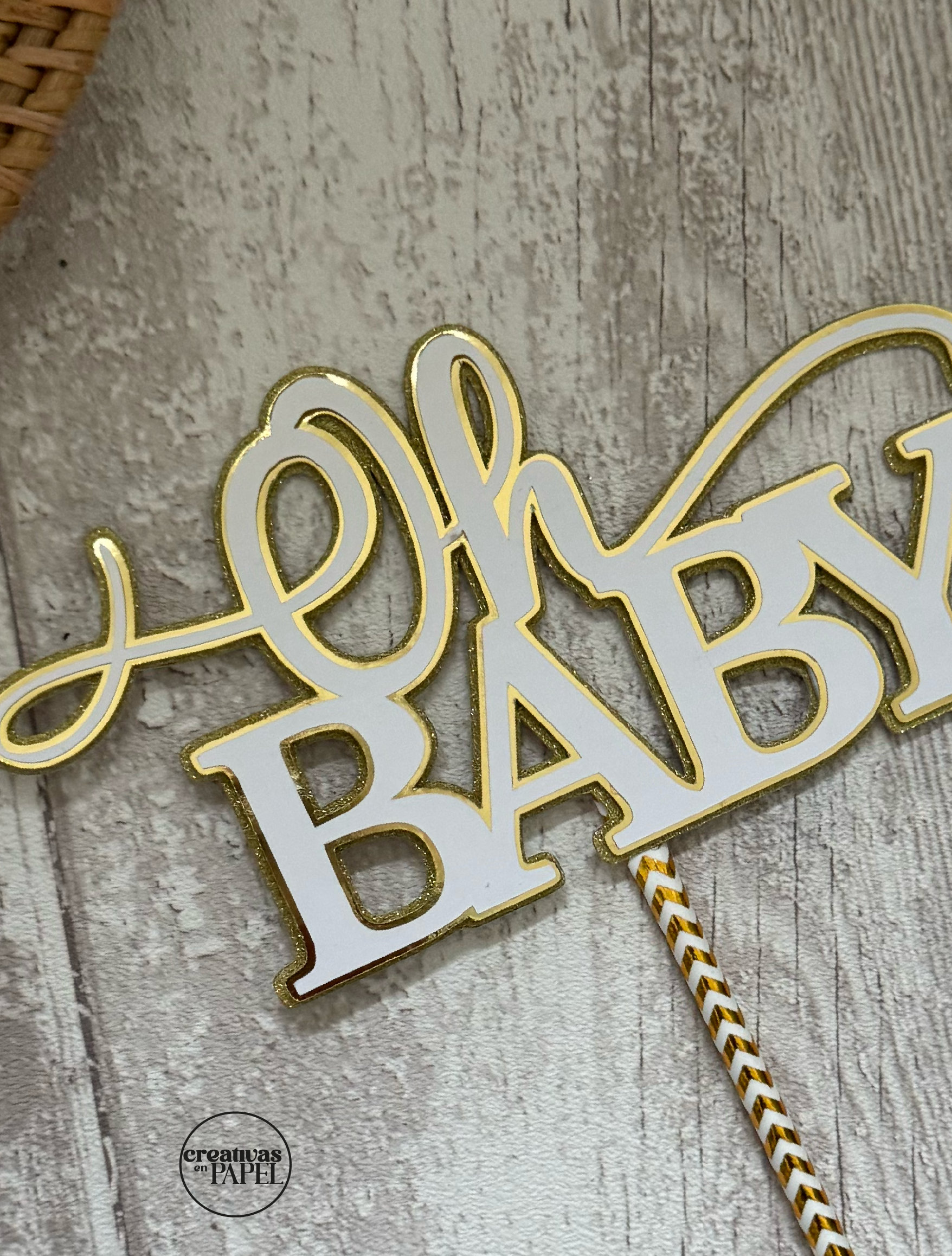 Oh Baby Cake Topper Layered Svg Layered Baby Shower Cut File - Etsy