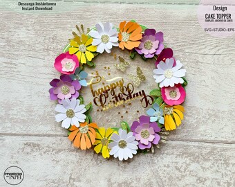 Oval Cake Topper Base Pack Svg Ai Studio Cut File Cake - Etsy