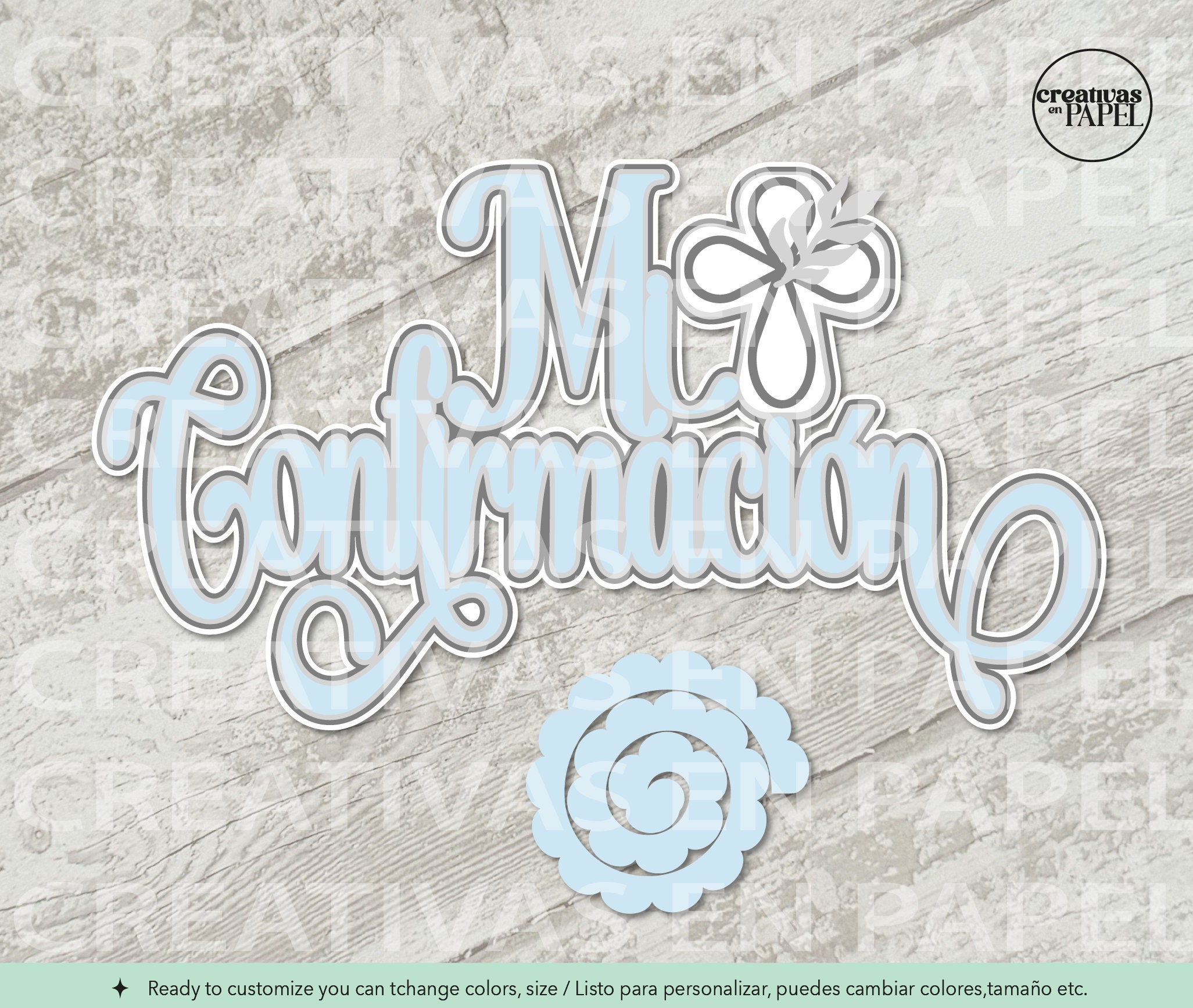 My Confirmation Layered Cake Topper Svg Studio Eps My - Etsy