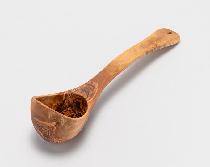 Olive Wood Ladle 30 Cm - Etsy