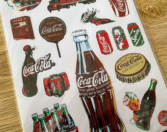 Coca Cola Sticker - Etsy