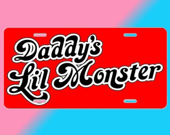 Monster License Plate - Etsy