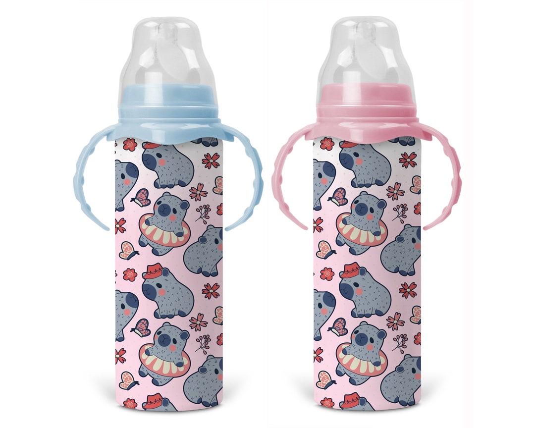 Capybara Bottle - Includes Removable Sippy Handles - Etsy