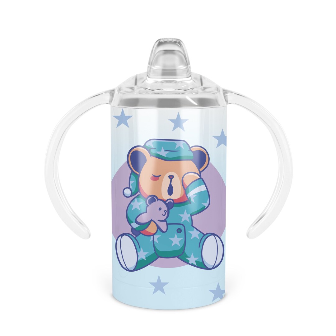 Sleepy Teddy Cup - 12 Oz Double-walled Stainless Steel Tumbler and Your ...