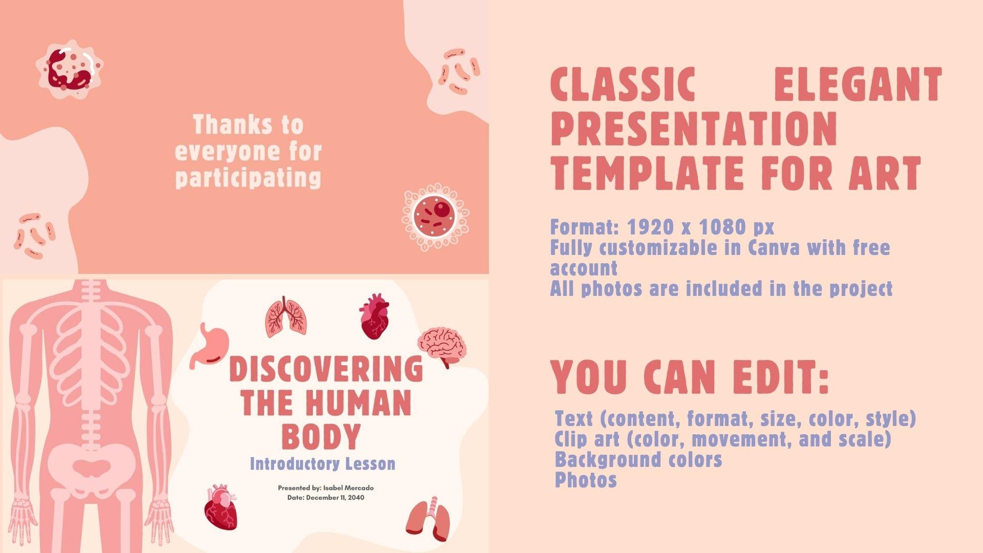 CANVA Presentation Template – Illustrated, Animated and Playful Human ...