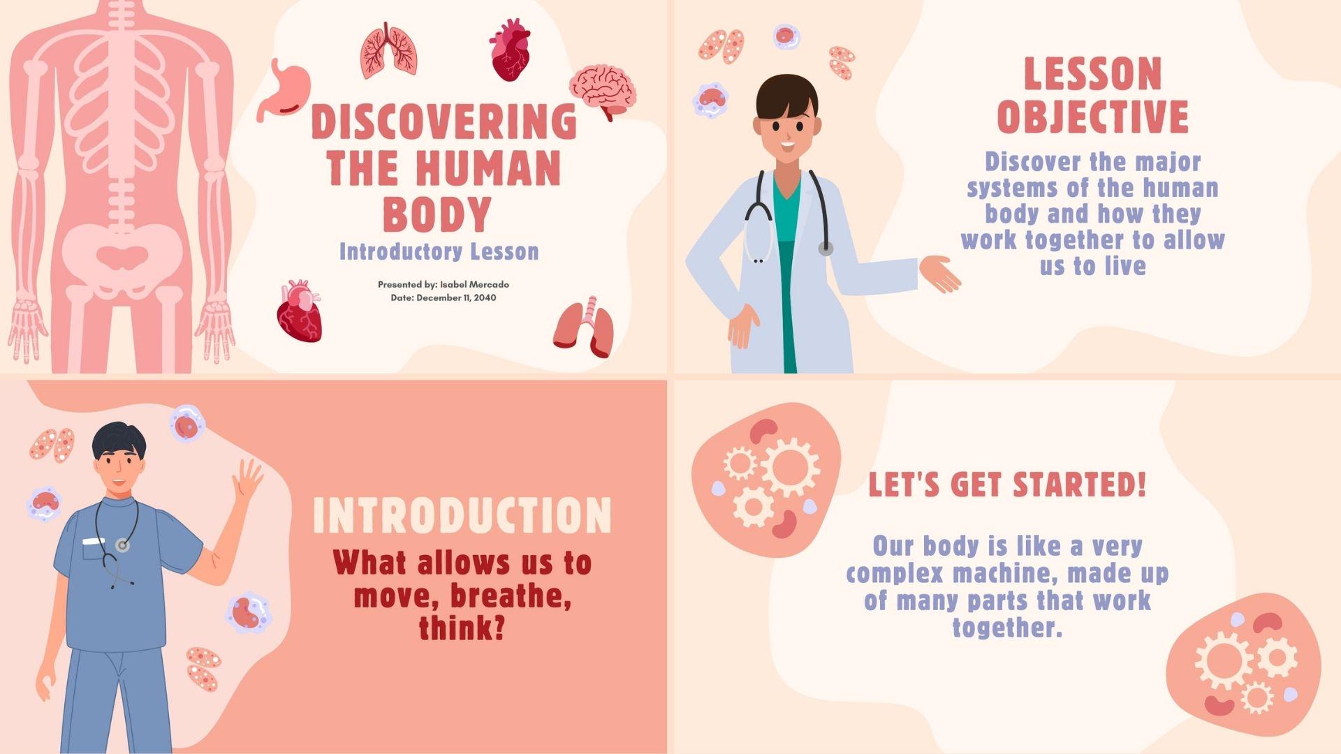 CANVA Presentation Template – Illustrated, Animated and Playful Human ...