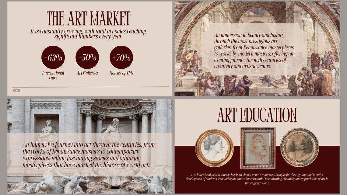 CANVA Presentation Template | Classic and Elegant Photographic Design ...