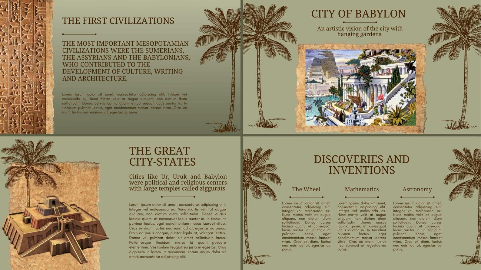 Canva Presentation on Mesopotamia – the Cradle of Civilization ...