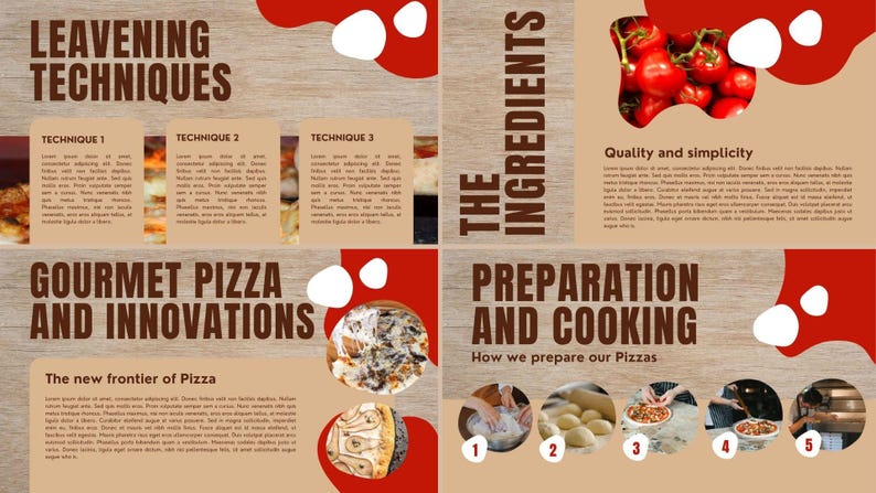 Canva Presentation Template – the Art of Pizza | Creative and ...