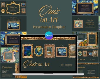 CANVA Presentation Template | Classic and Elegant Photographic Design ...