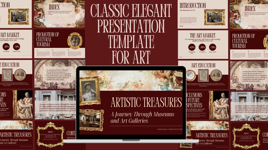 CANVA Presentation Template | Classic and Elegant Photographic Design ...
