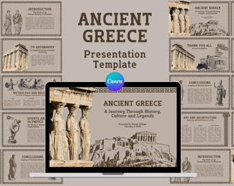 Ancient Egypt Presentation Template | Canva Model for Schools and ...