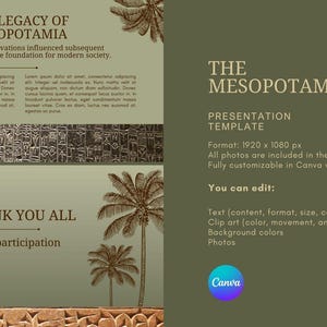 Canva Presentation on Mesopotamia – the Cradle of Civilization ...