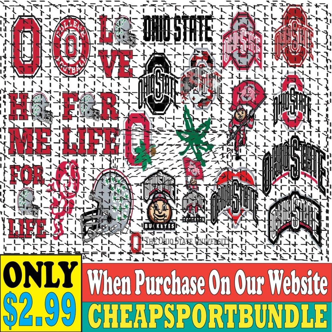 Ohio-state-buckeyes Football Team Svg Ohio-state-buckeyes - Etsy UK