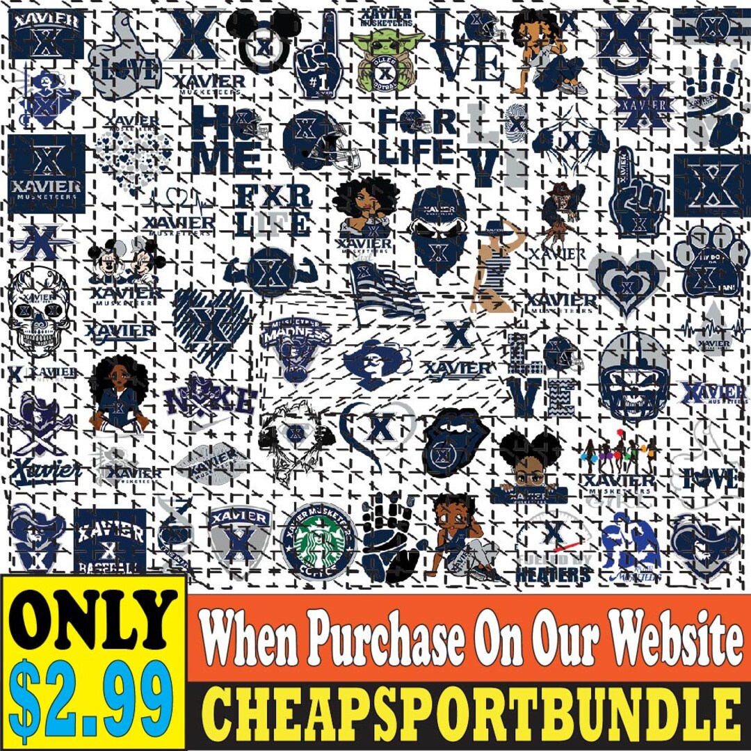 Xavier-musketeers Teams Bundle Svg Xavier-musketeers Svg - Etsy