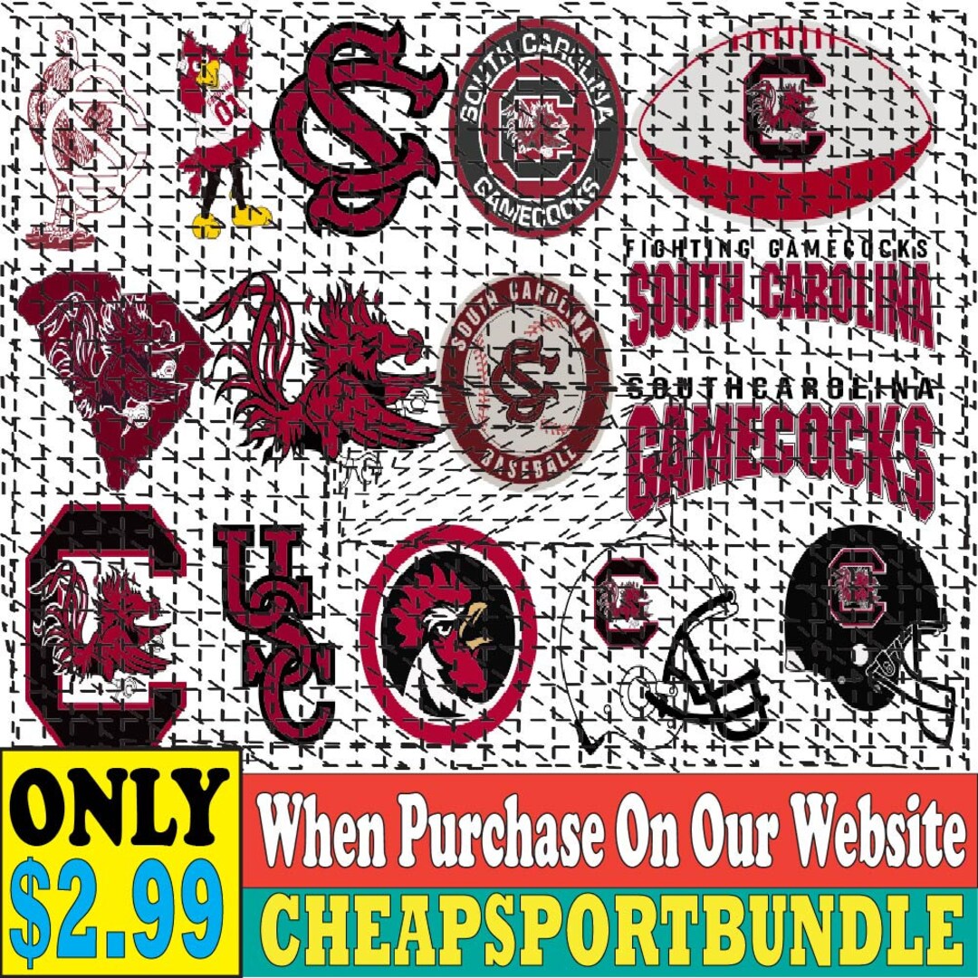 South-carolina-gamecocks Football Team Svg - Etsy