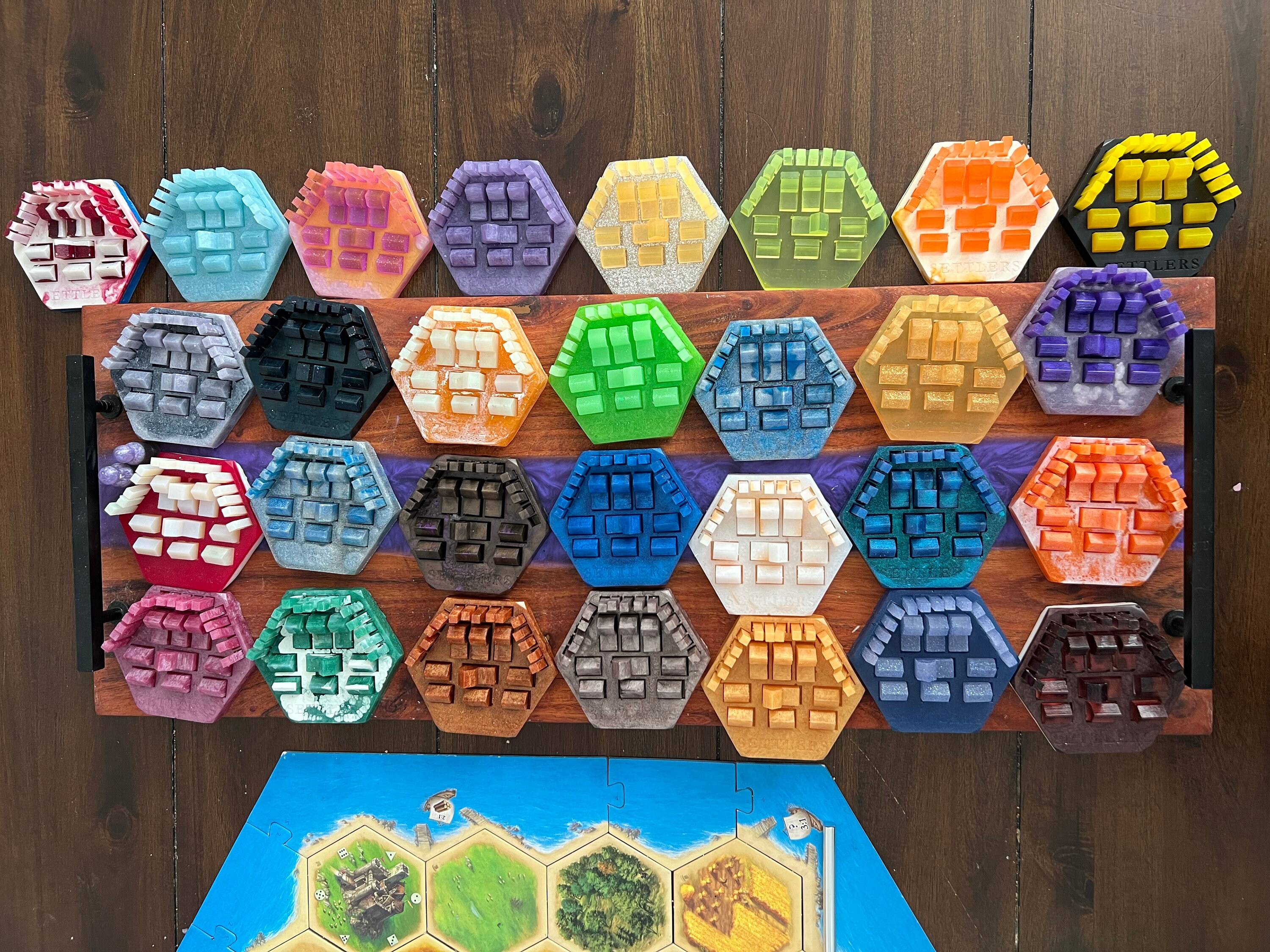 Catan Pieces full Set With Base - Etsy