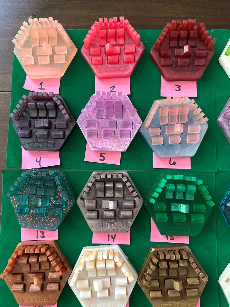 Catan Pieces (full Set) With Base - Etsy