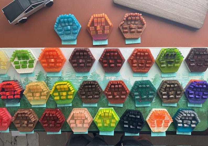 Catan Pieces (full Set) With Base - Etsy