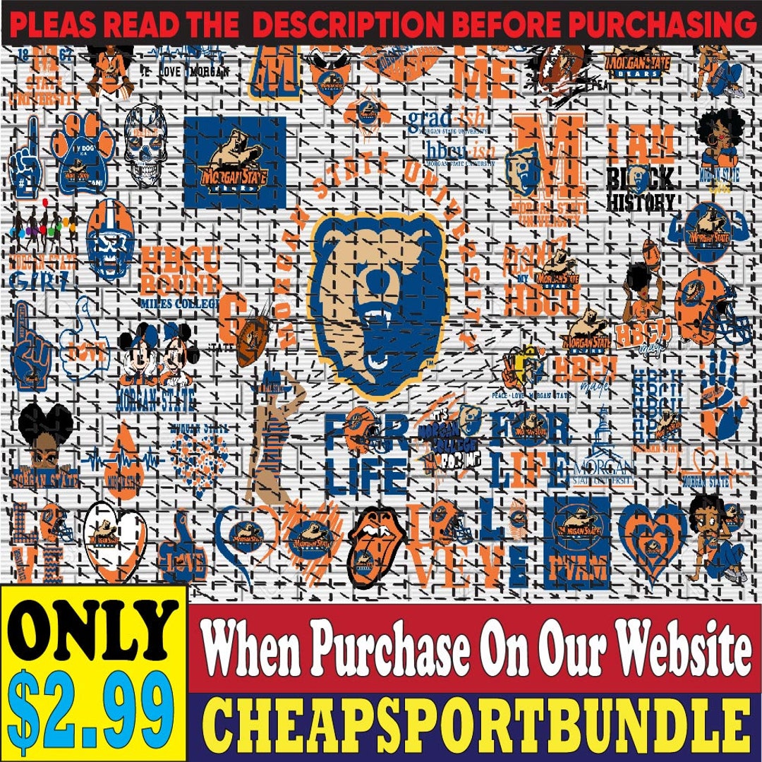 Morgan State Svg HBCU Svg Collections HBCU Svg Football - Etsy
