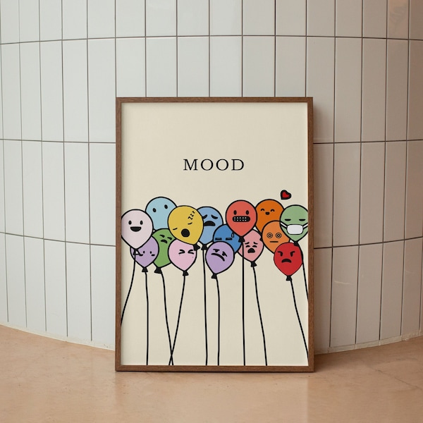 Emotions Poster - Etsy