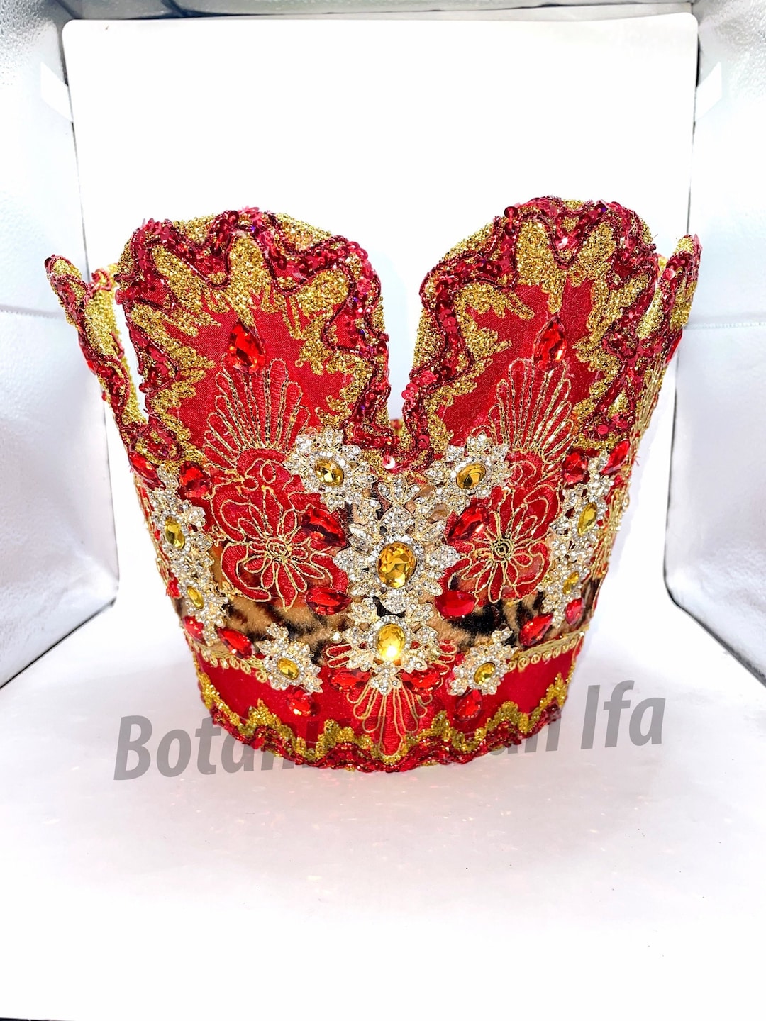 Shango Crown, Corona De Chango, Xango Santeria - Etsy