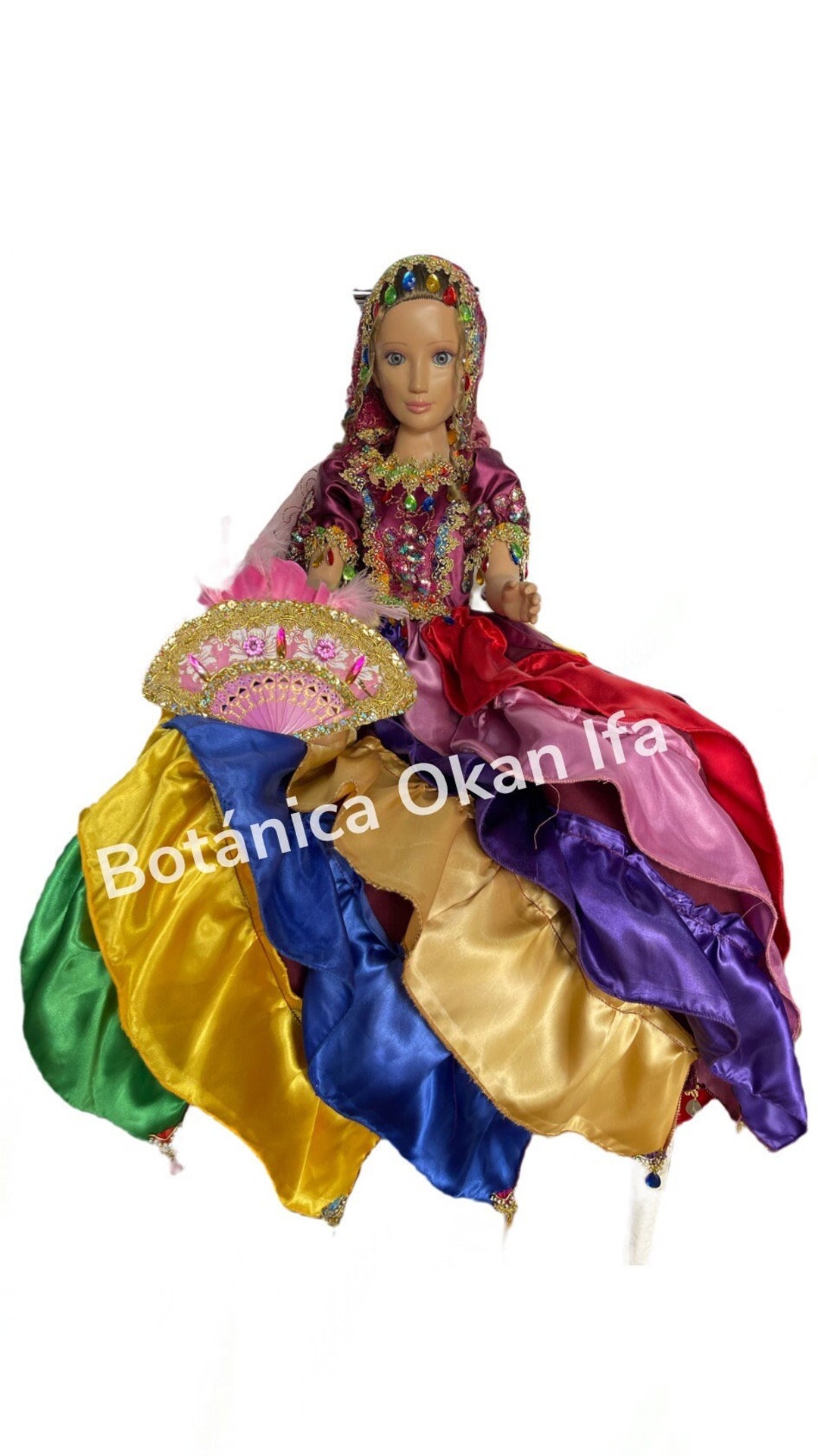 Large Gypsy Doll Oya Muñeca Gitana Santeria, Ancestor Doll - Etsy
