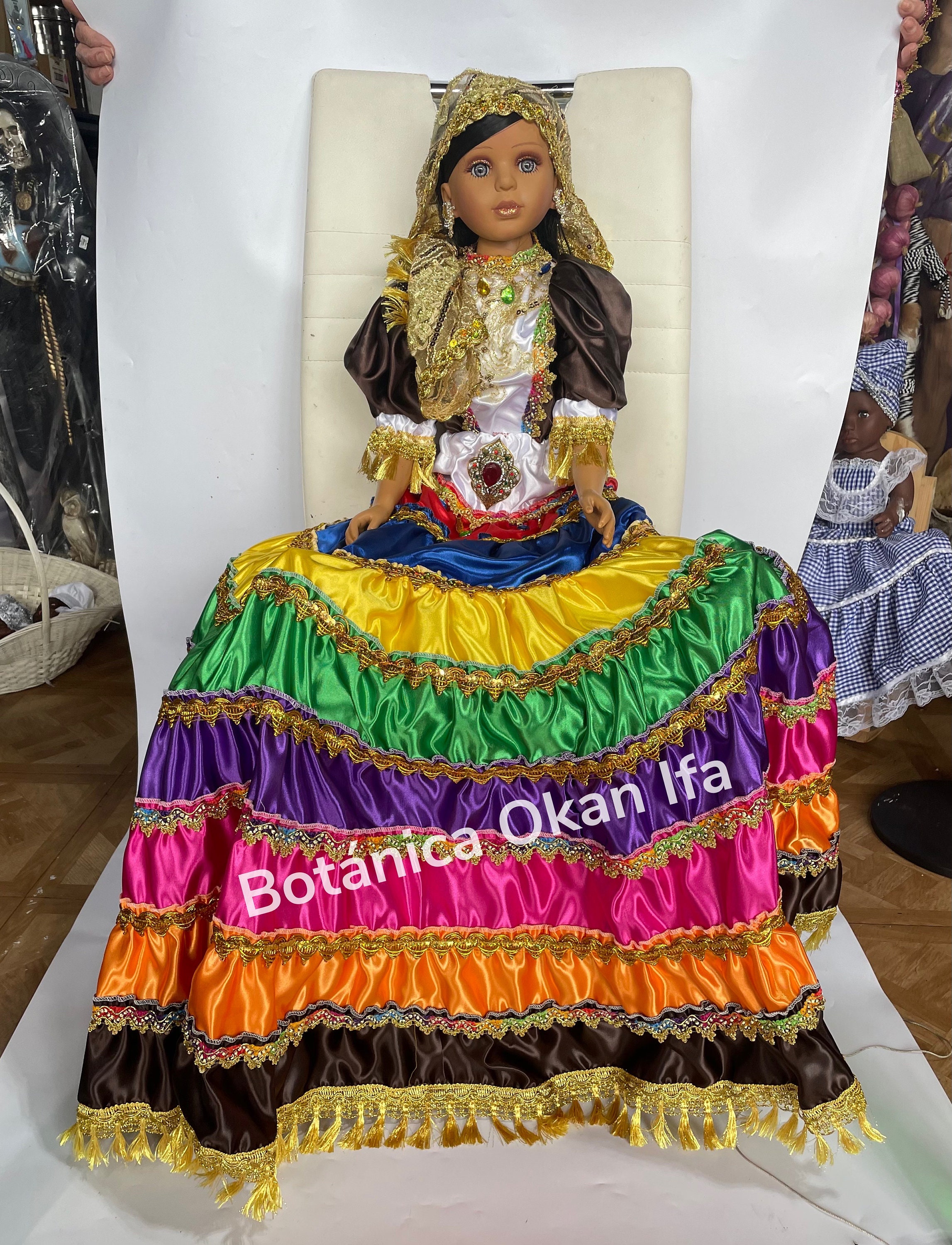 Large Gypsy Doll Oya Muñeca Gitana Santeria Ancestor Doll - Etsy