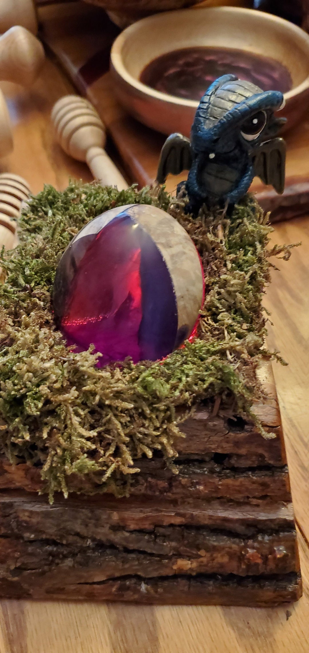 Dinosaur Egg Night Light By: Muskokawoodturningca - Etsy