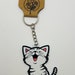 Cute Cat Keychain. Adorable Cat! - Etsy