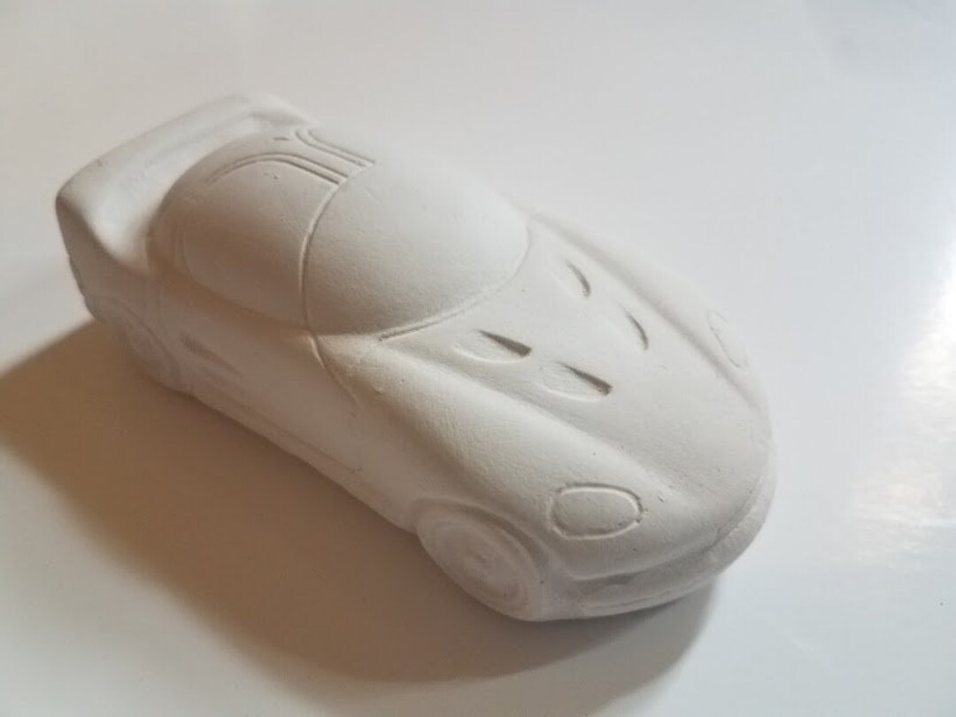 Race Car Plaster Figure Ready-to-paint - Etsy