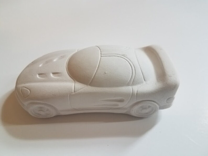 Race Car Plaster Figure Ready-to-paint - Etsy