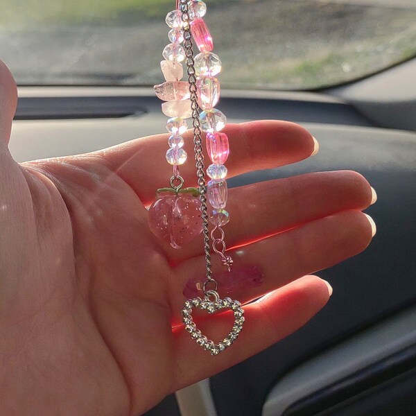 Crystal Car Charm - Etsy