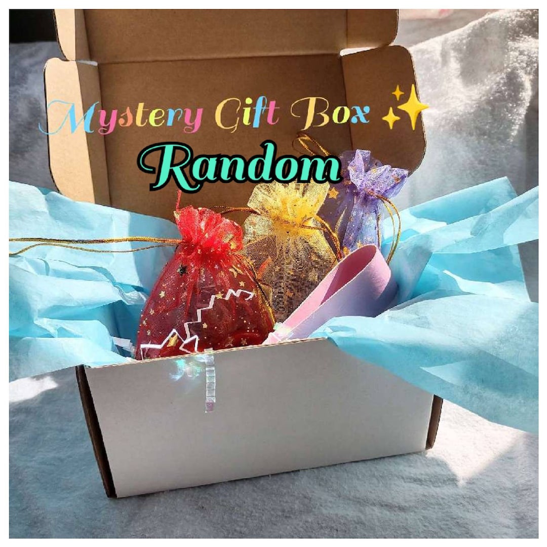 Random Surprise Gift Box Mystery Box, Birthday Gift, Grab Bag Box ...