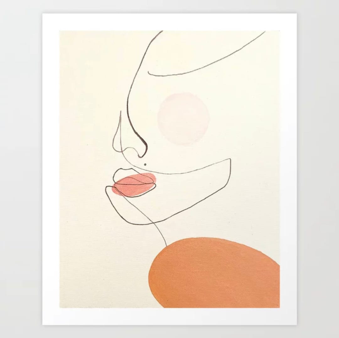 One Line Drawing/painting - Etsy