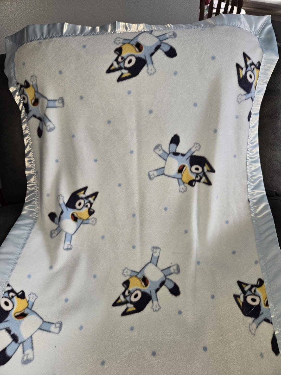 Bluey, Infant Full Size Crib/stroller Fleece Blanket With a Matching ...