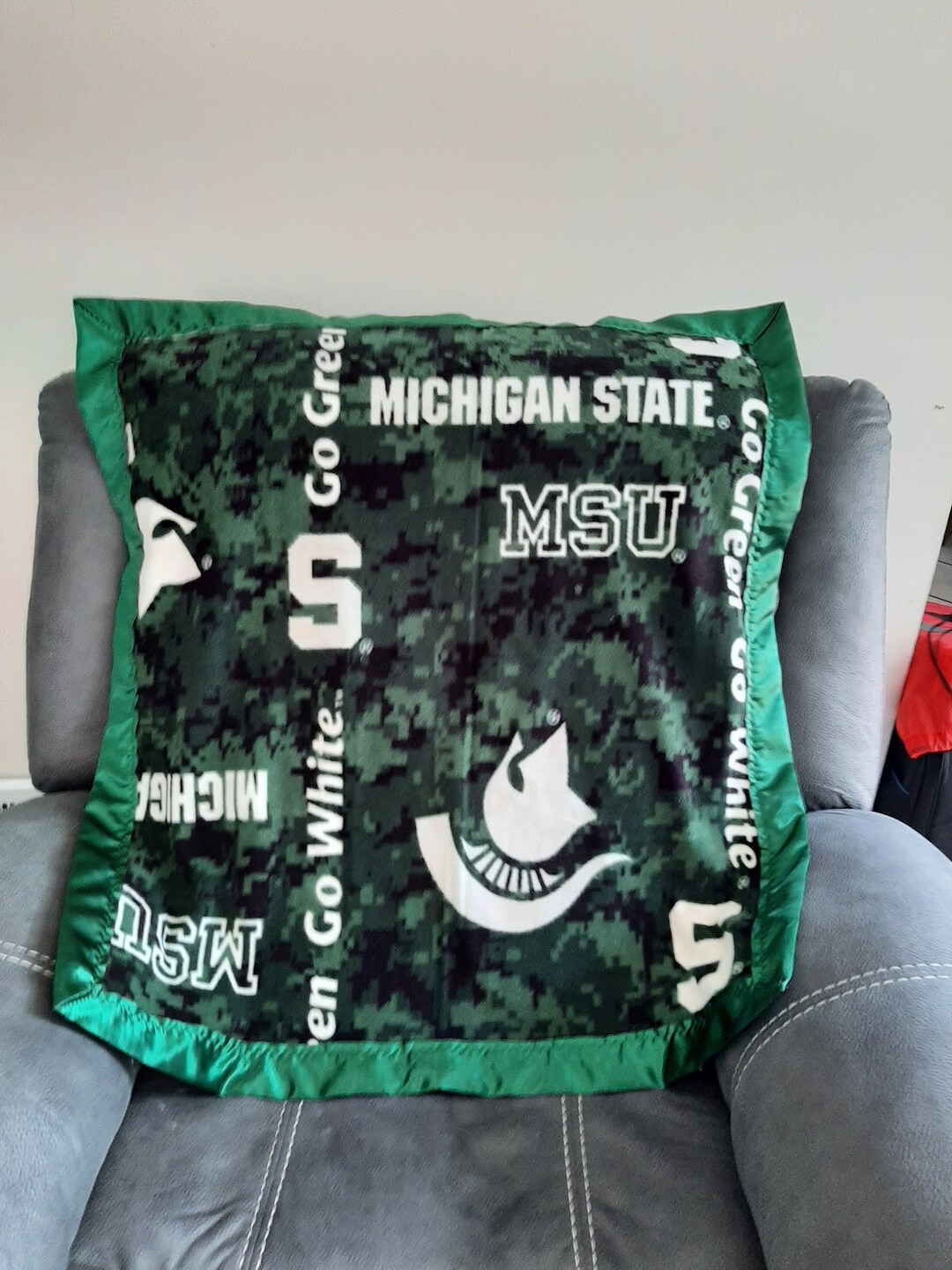Michigan State University Digital, Infant Receiving Crib Fleece Blanket ...