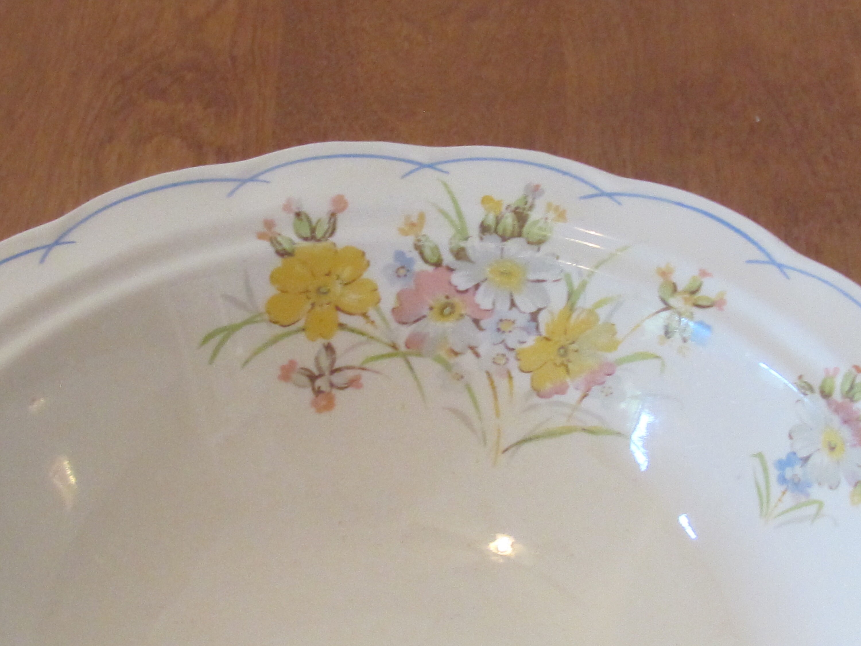 Vintage Grindley Lilac Creampetal Round Serving Bowl by Grindley of ...